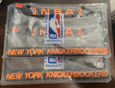 New York Knickerbockers Vintage Official NBA Plastic License Plate ...