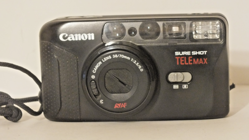 Canon Sure Shot TELEmax 35mm AF Point Shoot Film Camera 38/70mm TESTED ...