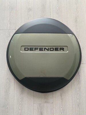 Pangea Green Spare Tire Wheel Cover Rear Tyre Fits LR Defender 110 90 ...