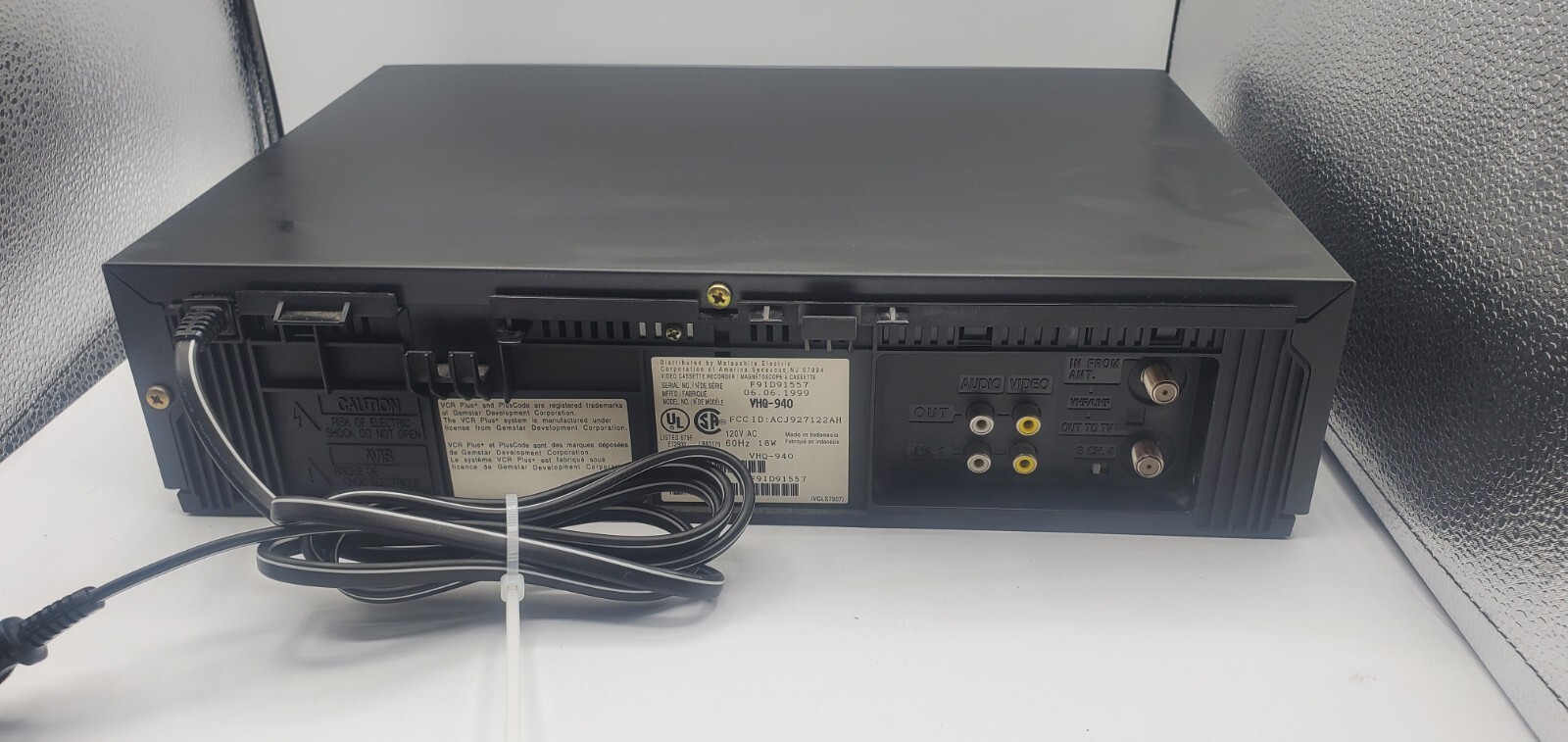 Quasar VHQ-940 4 Head Hi-Fi Stereo VHS VCR TESTED & WORKING | eBay