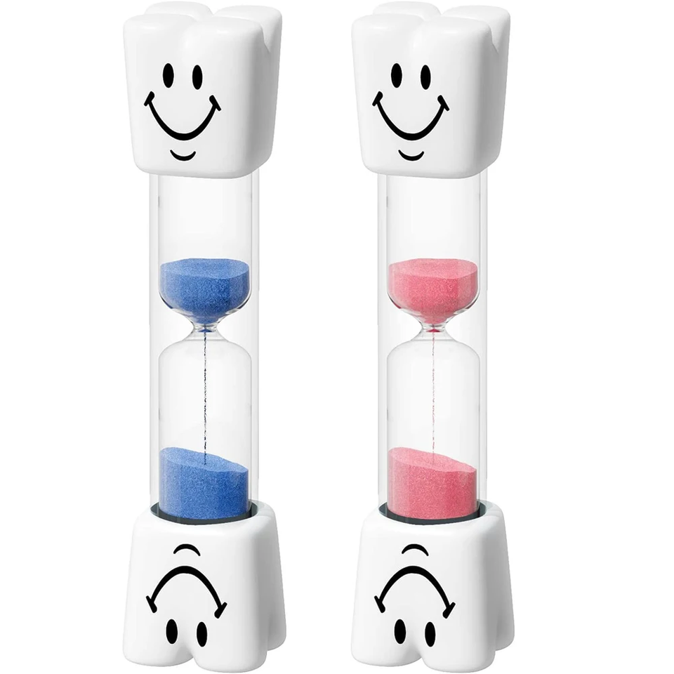 2Pcs Tooth Sand Clock Sand Timer Toothbrush Timer Hourglasses for ...