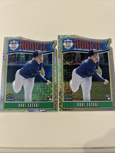 2025 Bowman Chrome Roki Sasaki ROY-10 Mega Box Mojo Refractor | eBay