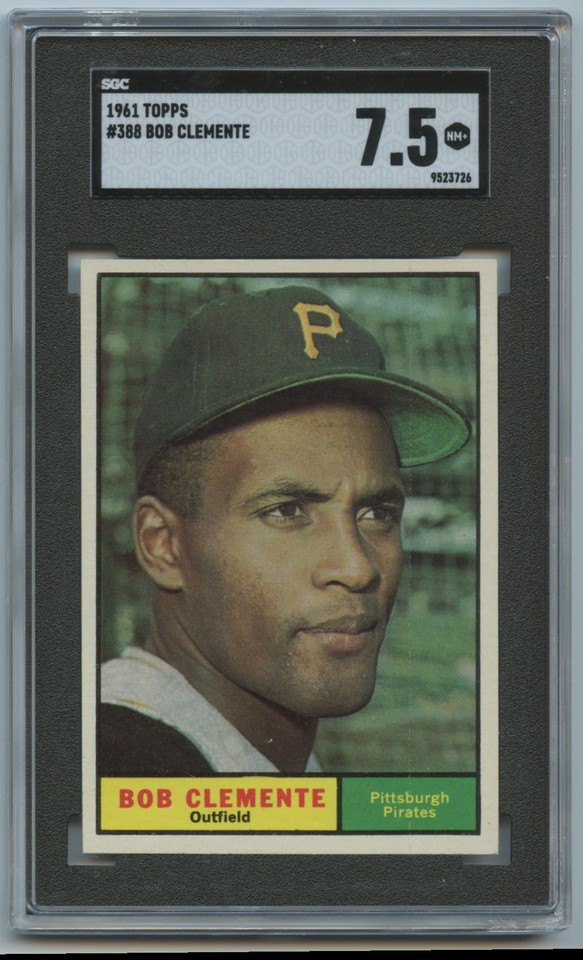 1961 Topps Bob Clemente SGC 7.5 #388 NM+ | eBay