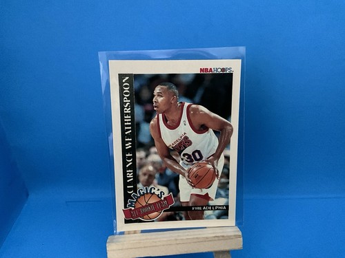 1992-93 HOOPS CLARENCE WEATHERSPOON MAGIC'S ALL-ROOKIE TEAM #8 | eBay
