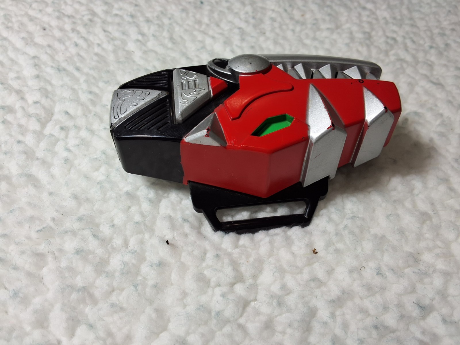 Power Rangers Dino Thunder Abaranger commander Morpher 2004 Bandai Red ...