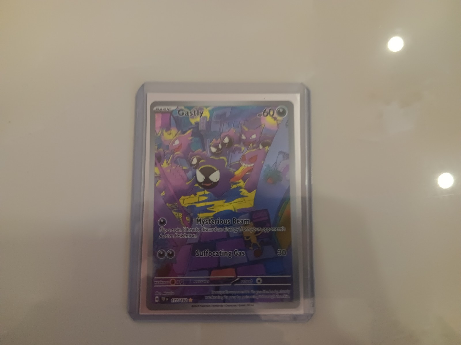 Gastly 2024 Scarlet & Violet: Temporal Forces #177/162 Illustration ...