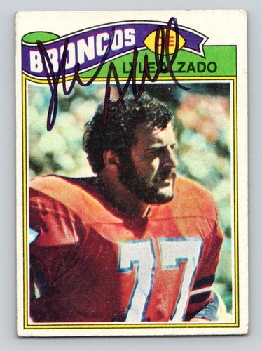LYLE ALZADO 1977 Topps Autographed NFL card TTM/IP signature | eBay