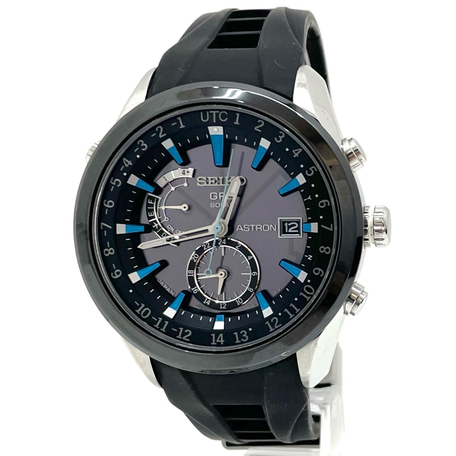 Used Seiko Astron Gps Solar Watch Black Owari Komaki … - Gem