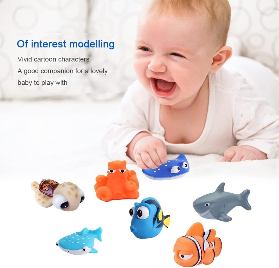 Kids Bath Toys Finding Dory Nemo Bath Squirters Bath Toys Baby Floating ...