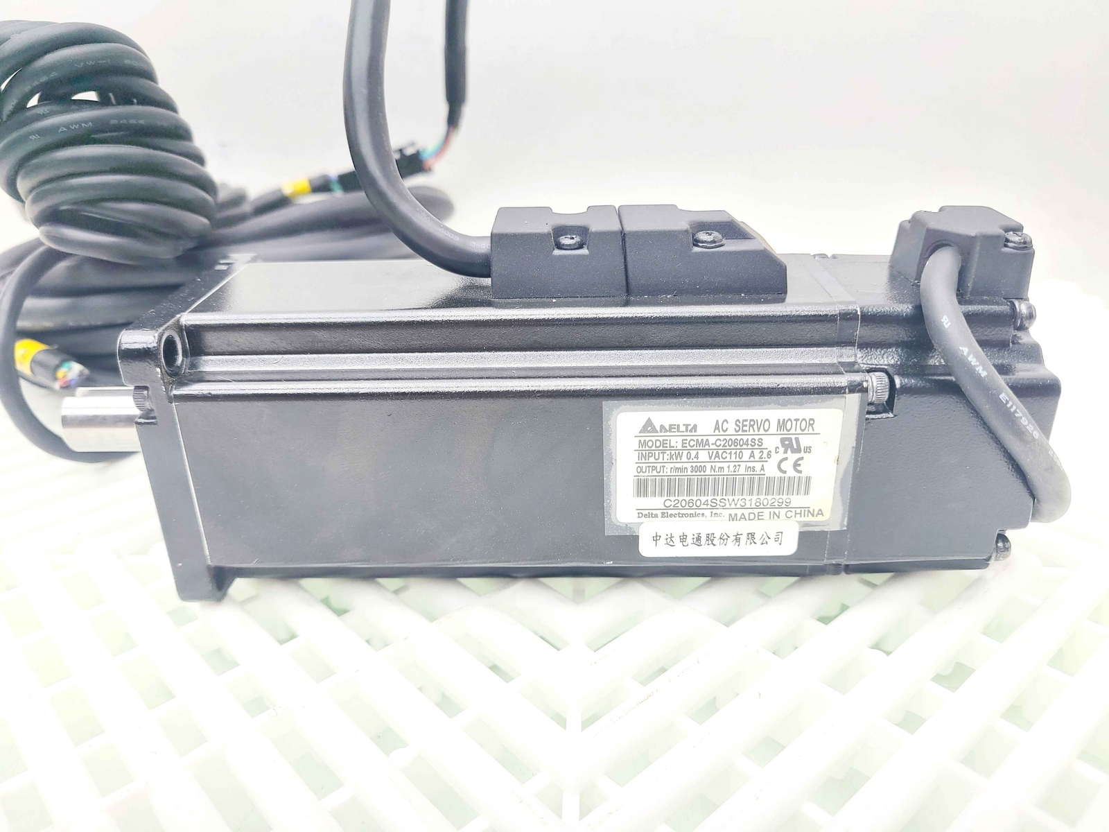 Delta Electronics AC Servo Motor ECMA-C20604SS w/ Servo Drive ASD-B2 ...