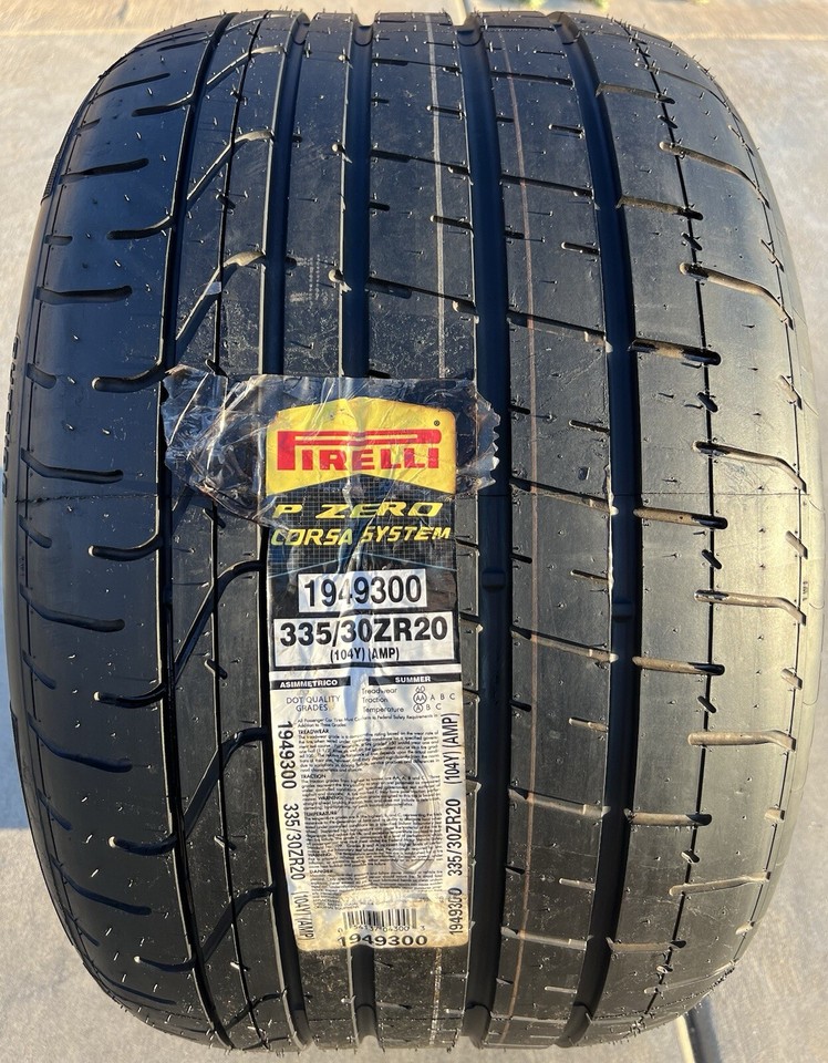 TWO BRAND NEW 335/30ZR20 Pirelli P Zero Corsa System Asimmetrico 2 ...
