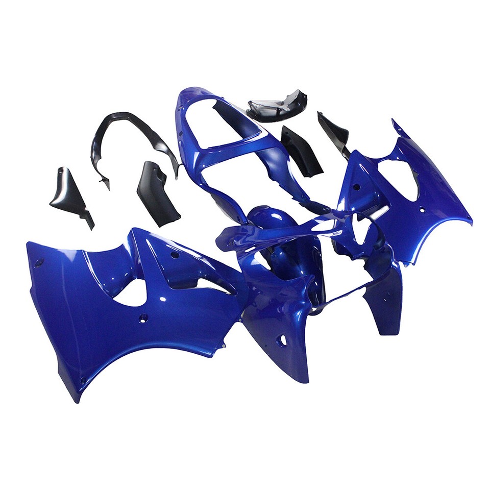 Blue ABS Fairings for Kawasaki Ninja ZX6R 2000 2001 2002 636 zx-6r ...