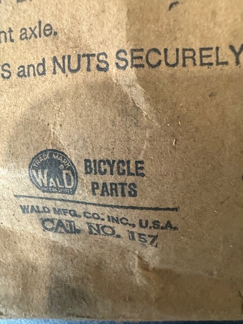 VINTAGE OLD SCHOOL Wald 157 Front BRACKET KIT WALD GIANT DELIVERY ...