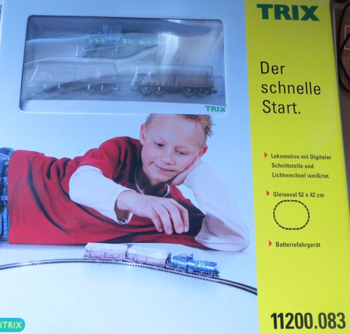 Minitrix N 11200.083 Starter Set M.Diesel Locomotive +2 Self New IN Boxed | eBay