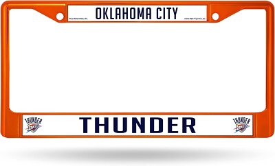 NBA Rico Industries Standard Chrome License Plate Frame, Oklahoma City ...
