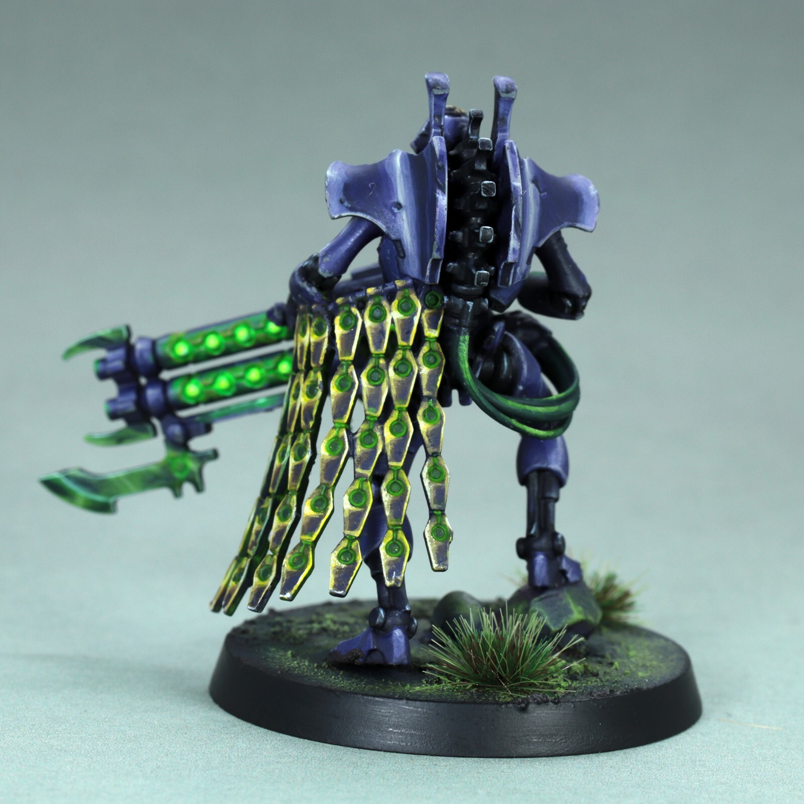 Painted Necron Royal Warden Miniature Indomitus Warhammer 40k Xenos ...
