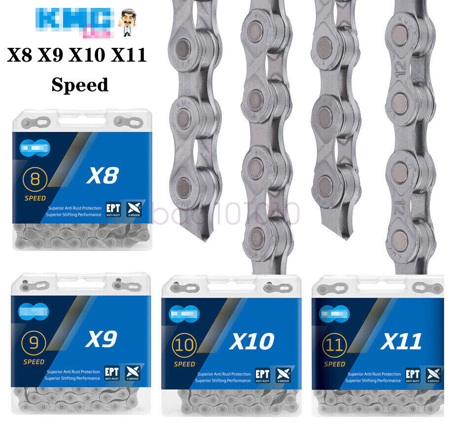 FOR KMC 10 11 Speed X10SL X11 X11EL X11SL Chain for Shimano/SRAM 118 ...