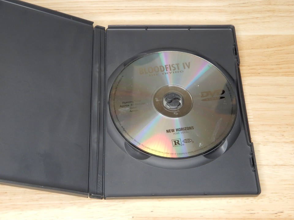 Bloodfist IV: Die Trying (DVD, 1992 Film) Don “The Dragon” Wilson, Cat ...