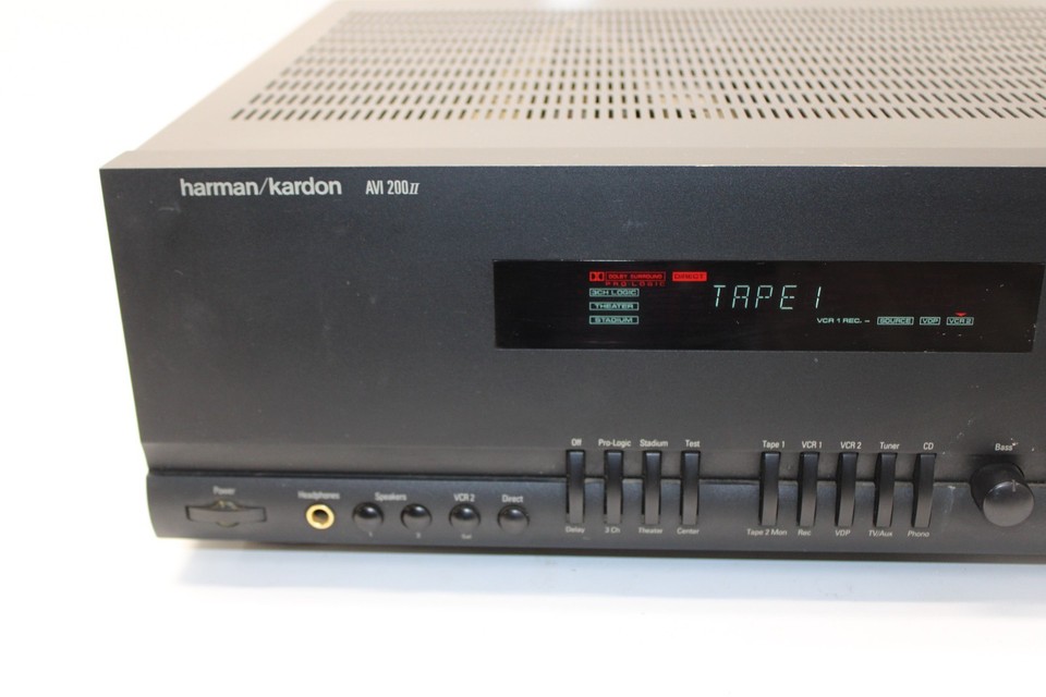 Harman Kardon AVI 200II AV Amplifier Receiver Tested Working No Remote ...
