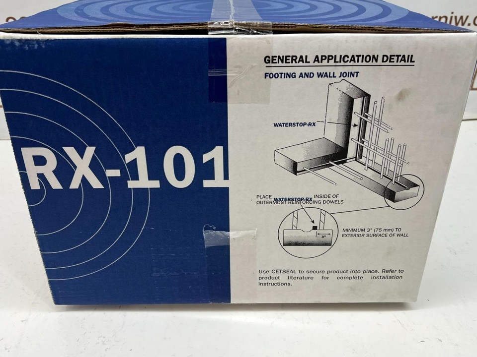 Volclay WaterStop Rx 101 Expanding Concrete Joint Waterstop Bentonite ...