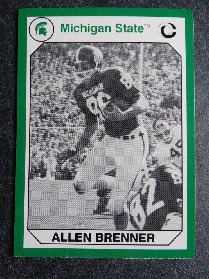 1990 Collegiate Collection Michigan State Football Card Complete Your ...