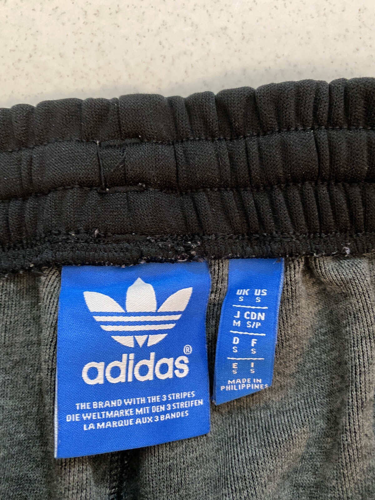 Adidas Originals Adi-Icon Track Pants Black Blue Size… - Gem