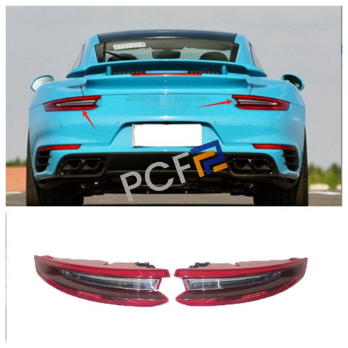 Fit For 2017-2019 Porsche 911 Red LED Rear Lamps Assembly 1 Pair | eBay