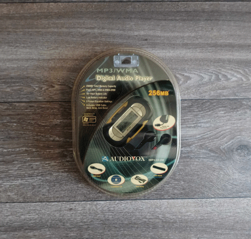 Audiovox MP3/WMA Digital Audio Player SMP3-332-256 256MB 10+ Hour ...