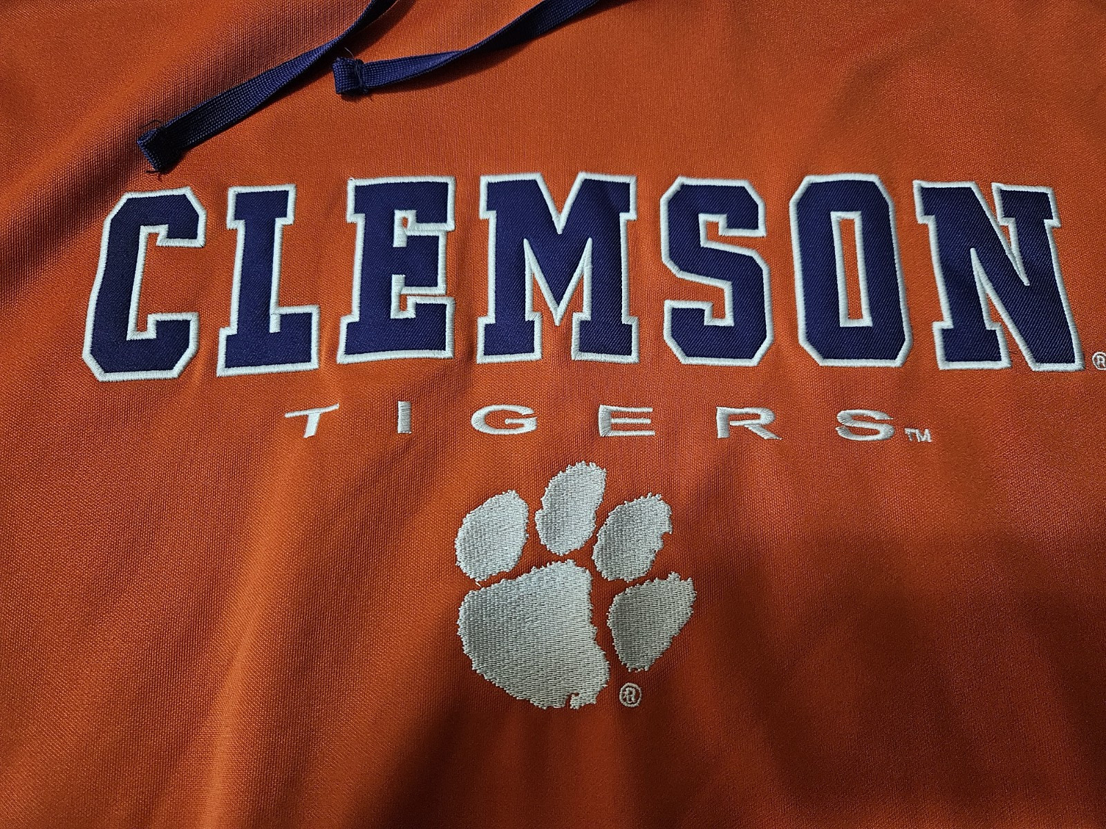 Colosseum Clemson University Tigers Orange Pullover Hoodie Size XXL | eBay