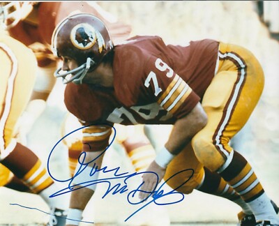 Autographed 8x10 RON MCDOLE Washington Redskins photo - w/COA | eBay