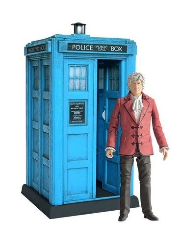 DOCTOR WHO The 3rd Doctor and TARDIS Time Monster Figure Set Boxed NEW ...