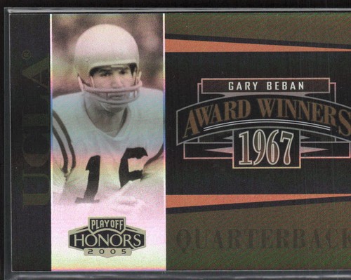 2005 Playoff Honors #AW-7 Gary Beban /100 | eBay