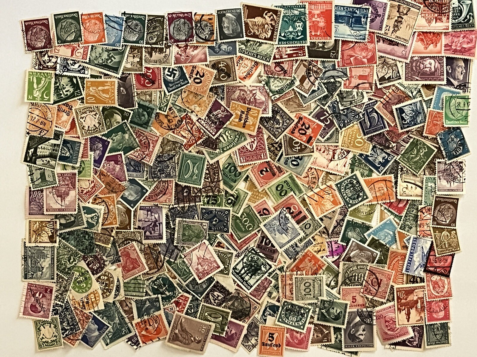 DEUTSCHES REICH - with WWII - Collection of 300 used stamps | eBay