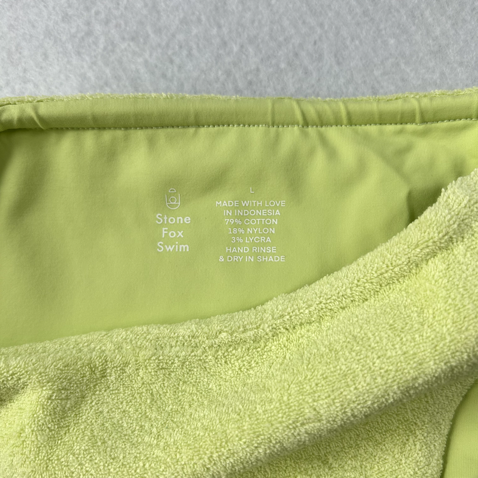 Stone Fox Swim Bottoms Womens Large River Pomelo Terry NWT | eBay