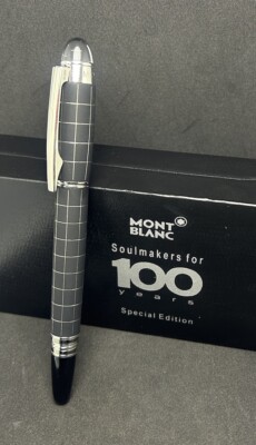 Nice Montblanc Starwalker Roller Black Check Body [ Black Ink ...