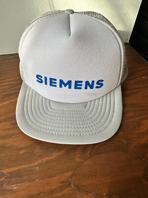 Siemens Vintage Trucker Snap Back Hat | eBay