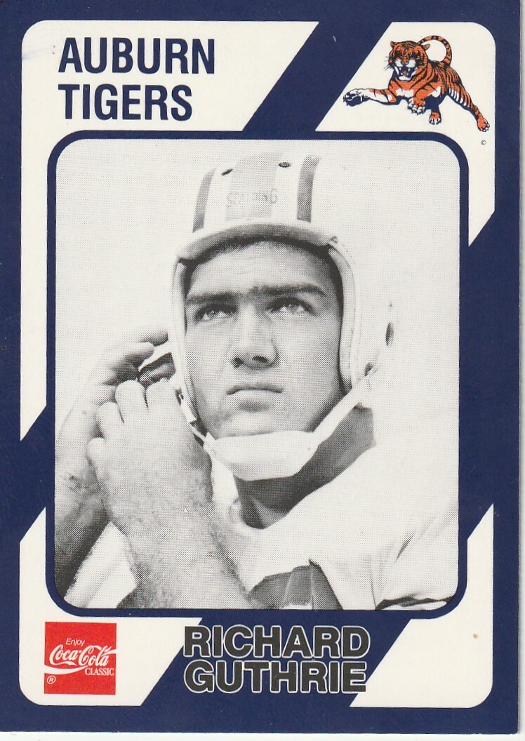 FREE SHIPPING-MINT-1989 Collegiate Collection Auburn Tigers Richard ...