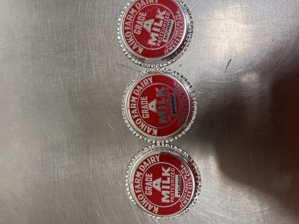 Kaiko Farm Dairy - Milk Bottle Caps - Jewett City, Connecticut - CT ...