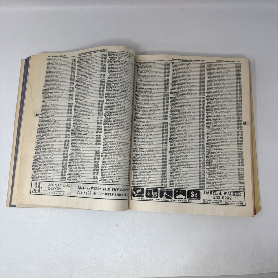 1996 Greater Savannah Telephone Directory – Area Code 912 Phone Book | eBay