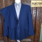 Kenneth Cole Suit 2 Piece Mens 50R 42X29 Blue Double Vented | eBay