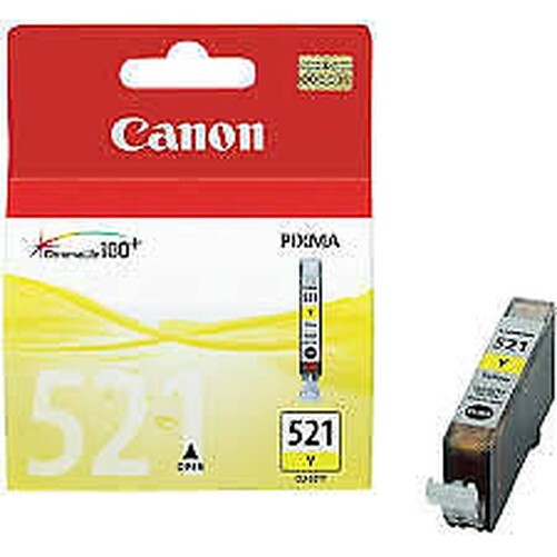 Original Canon Encre Patron CLI-521 Jaune pour Pixma 550 870 3600 4600 ...
