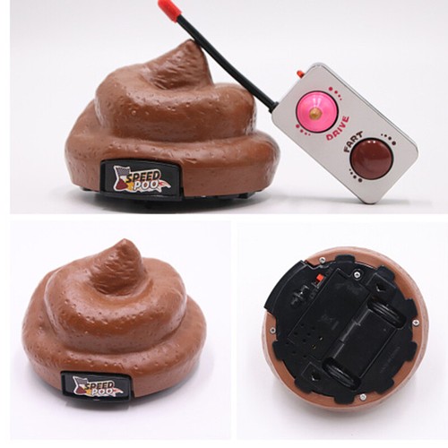 Hilarious Speedy Remote Control Speed Poo Family Fun Drive and Spin Fun ...