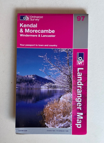 OS, Ordnance Survey Landranger map No 97, Kendal & Morecambe | eBay UK