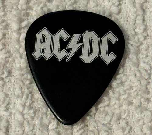 AC/DC Malcolm Young ACDC Tour Guitar Pick Rare Stage Concert Signature Plectrum | eBay