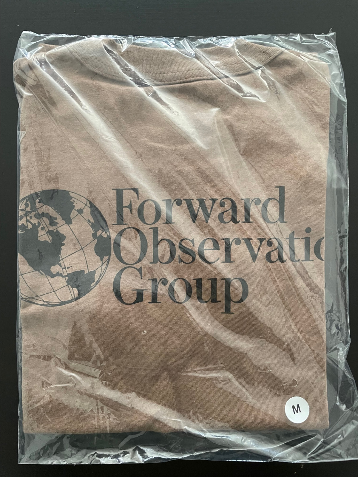 Forward Observation Group Corporate Logo Military Tee Brown Made In U.S ...