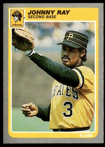 1985 Fleer #473 Johnny Ray Pittsburgh Pirates | eBay