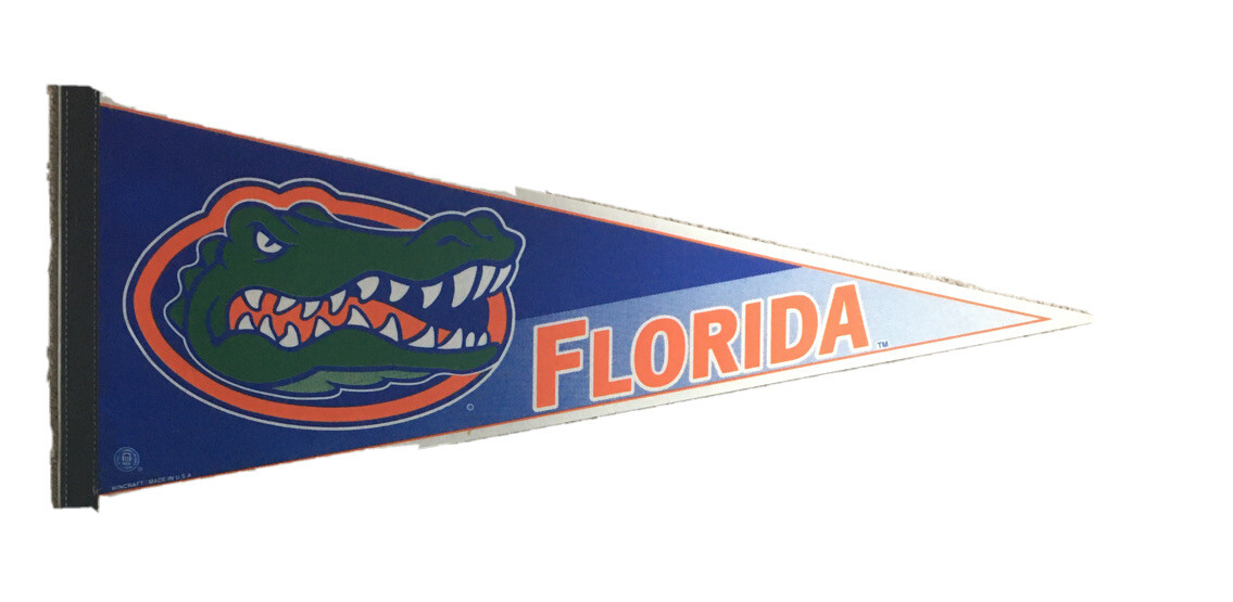 Vintage University of Florida Gators Pennant by WinCraft Made In USA 30 ...