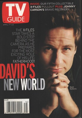 TV Guide - April 17, 1999 - David Duchovny - X-Files Pullout intact ...