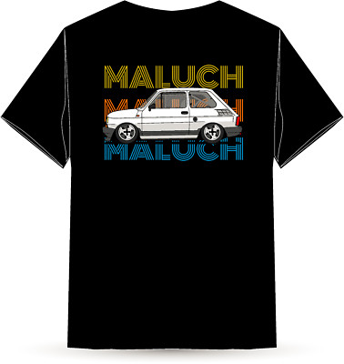 Fiat 126 126p maluch FSM Polska Poland custom t-shirt v6 | eBay UK