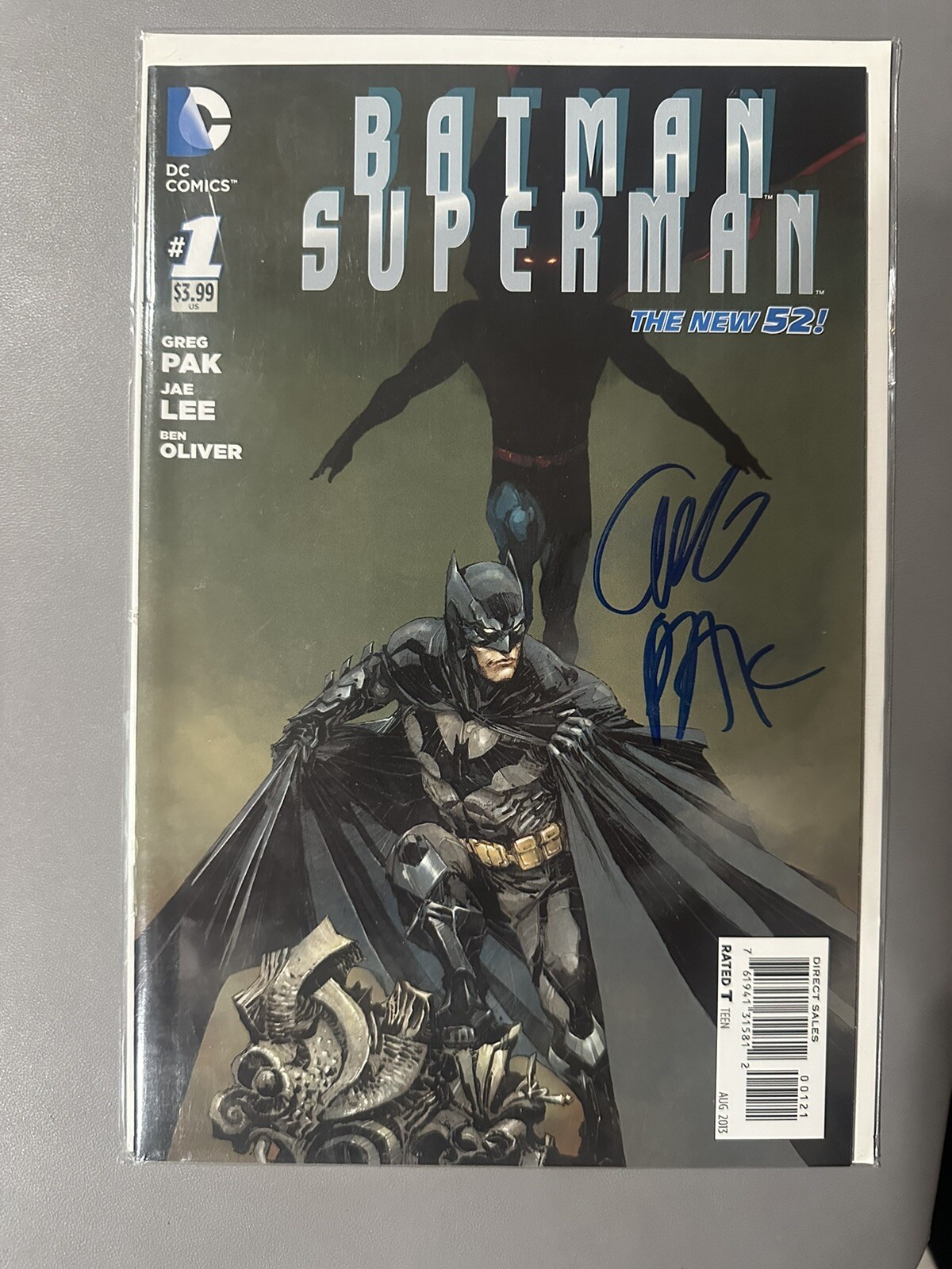DC Comics- LIMITED Batman Superman #1 VARIANT (1st print) Signed By ...